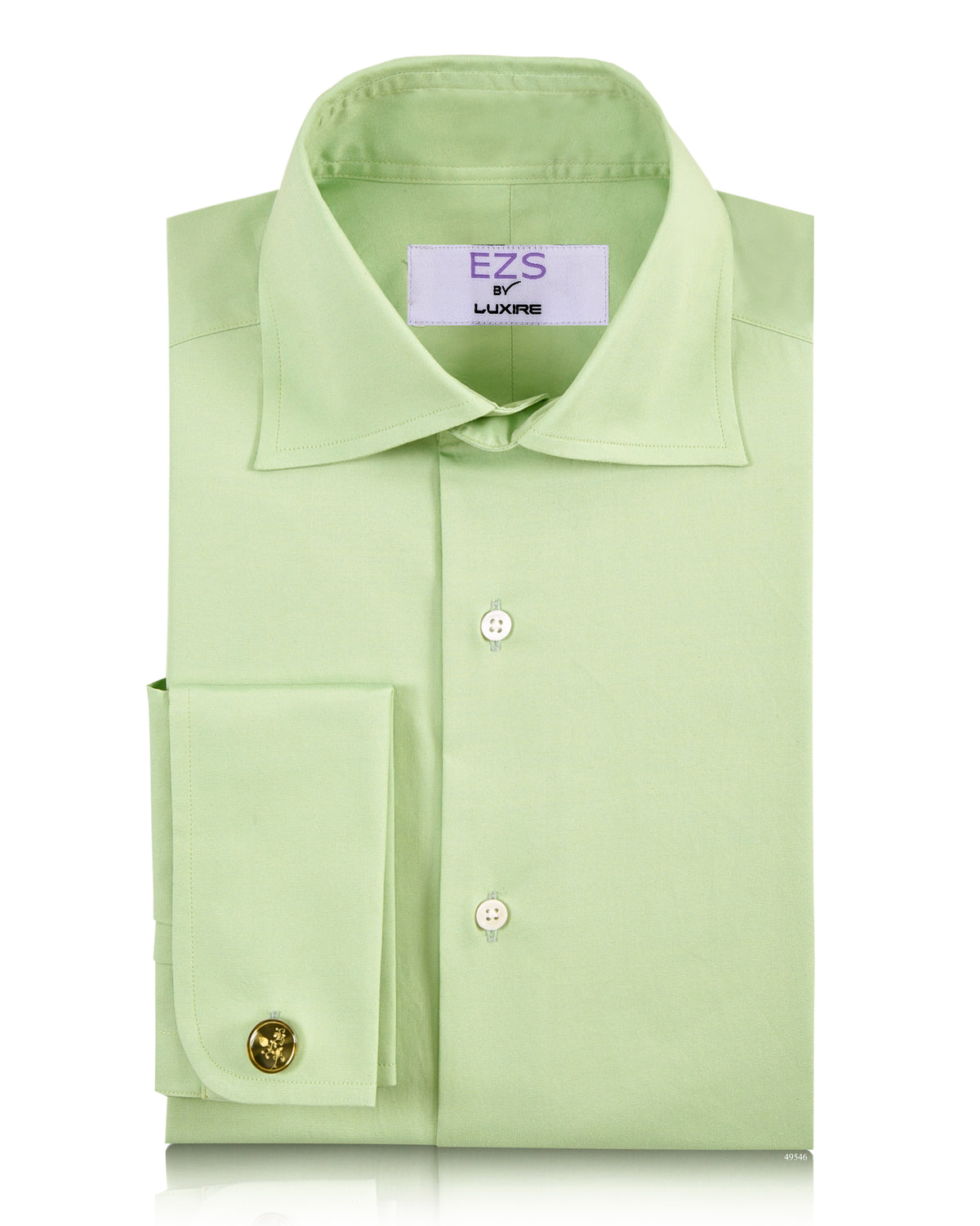 Custom Men's EZS Light Green Pinpoint Oxford Shirt – Luxire Custom Clothing